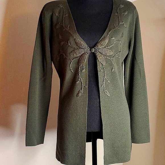 Adrianna Papell | Sweaters | Adrianna Papell Classic Wool Boho Hippie ...